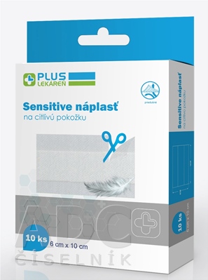PLUS LEKÁREŇ Náplasť sensitive - ADC.sk