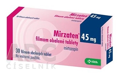 Mirzaten 45 mg - ADC.sk