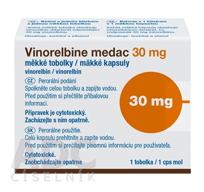 Vinorelbine medac 30 mg - ADC.sk