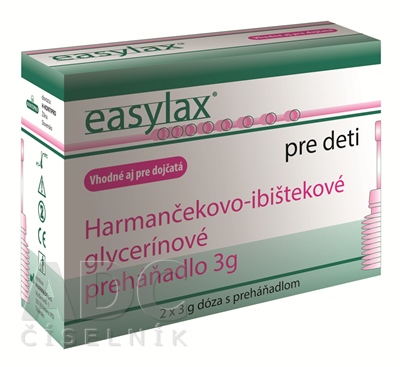 Easylax - Harmančekovo glycerínové preháňadlo - ADC.sk