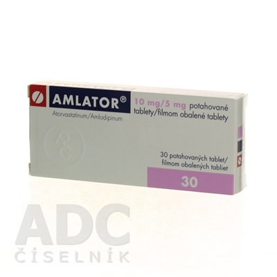 Amlator 10 mg/5 mg filmom obalené tablety - ADC.sk