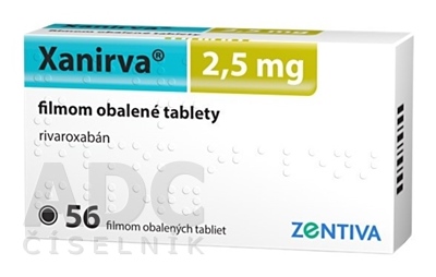 Xanirva 2,5 mg - ADC.sk