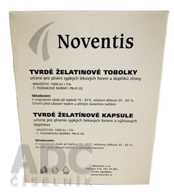 Noventis želatínové kapsuly veľkosť 1 Fagron - ADC.sk