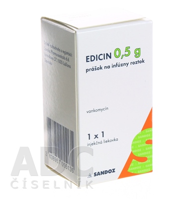 EDICIN 0,5 g prášok na infúzny roztok - ADC.sk