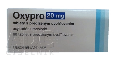 Oxypro 20 mg tablety s predĺženým uvoľňovaním - ADC.sk