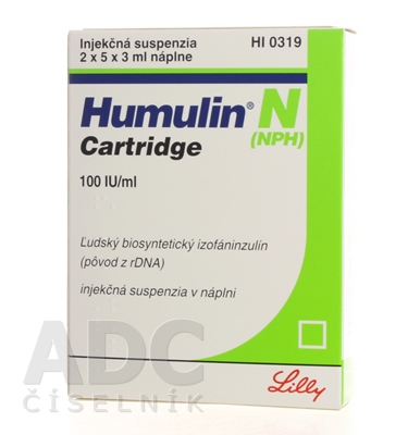 Humulin N (NPH) Cartridge - ADC.sk