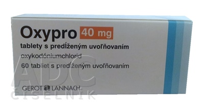 Oxypro 40 mg tablety s predĺženým uvoľňovaním - ADC.sk