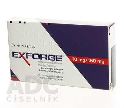 Exforge 10 mg/160 mg filmom obalené tablety - ADC.sk