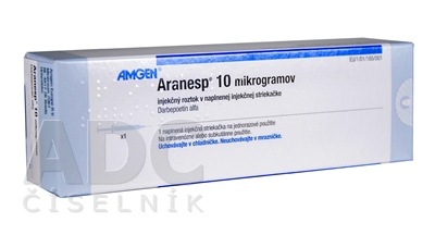 Aranesp 10 mikrogramov - ADC.sk