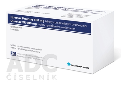 Questax XR 600 mg tablety s predĺženým uvoľňovaním - ADC.sk