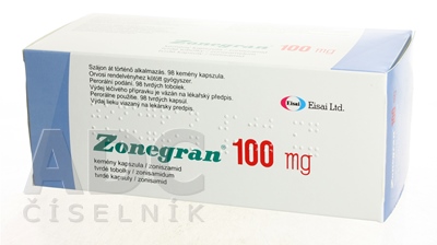 Zonegran 100 mg tvrdé kapsuly - ADC.sk